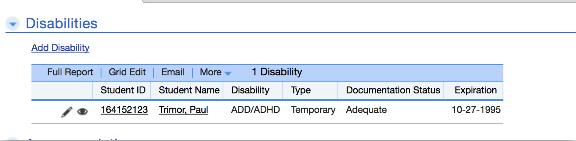 Understanding SAM - Adding a Record Child Table | Center for Inclusive ...